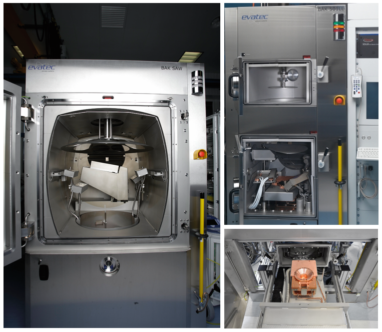 Установка вакуумного напыления Evatec BAK 501